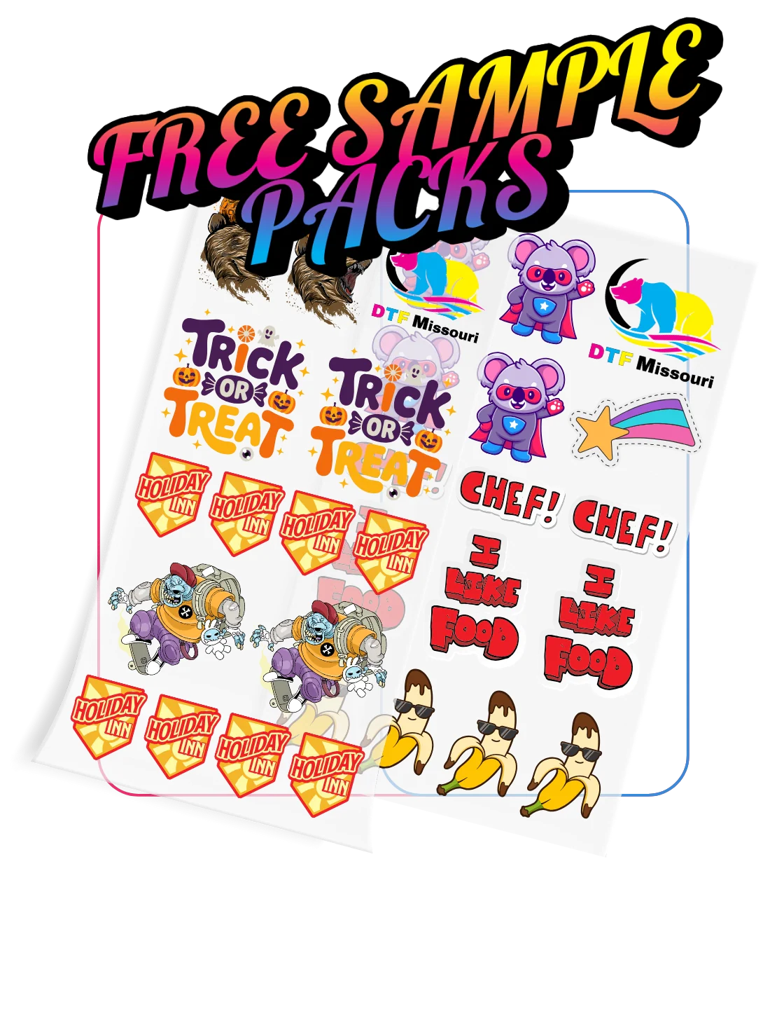 Free DTF Samples | Test Quality Transfers at DTF Missouri