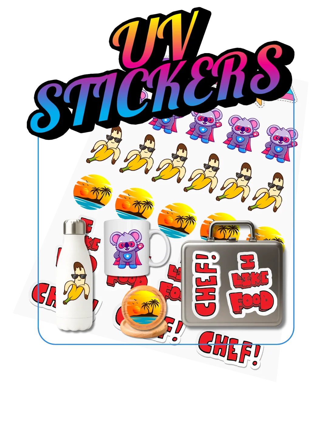 Premium Custom UV DTF Stickers, Fast Shipping – DTF Missouri